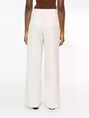Peserico Pressed-crease Wide-leg Trousers