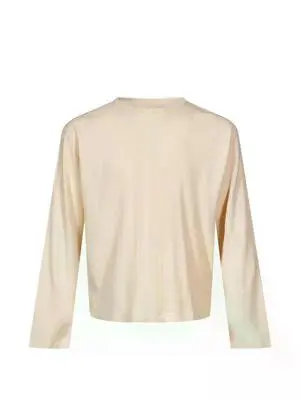 ANOTHER ASPECT Ribbed Long-sleeve Sweater - Neutrals