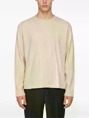 ANOTHER ASPECT Ribbed Long-sleeve Sweater