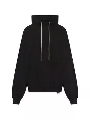 Rick Owens Hun Kangaroo-pocket Hoodie - Black
