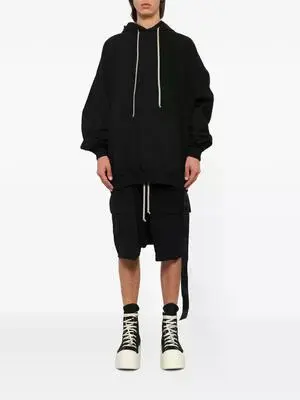 Rick Owens Hun Kangaroo-pocket Hoodie