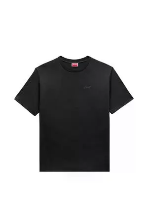 Kenzo Logo-embroidered T-shirt - Black