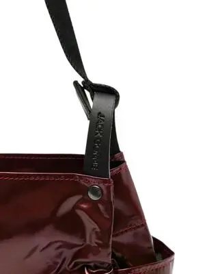 JACK GOMME Mael High-shine Shoulder Bag