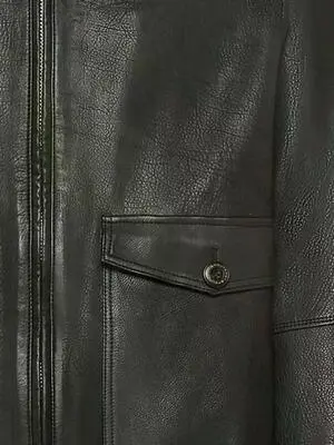 Peuterey Murdo Dd Acc Shearling-collar Leather Jacket