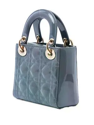 Dior 2020 Mini Patent Cannage Lady Satchel