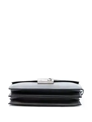 Prada 2010-2026 Mini Saffiano Lux Sound Lock Satchel