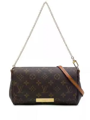 LOUIS VUITTON 2015 Monogram Favorite Pm Satchel - Brown