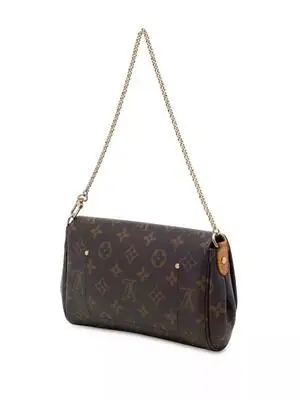 LOUIS VUITTON 2015 Monogram Favorite Pm Satchel - Brown