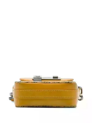 Dior 2021 Oblique Jacquard Lock Phone Holder Crossbody Bag