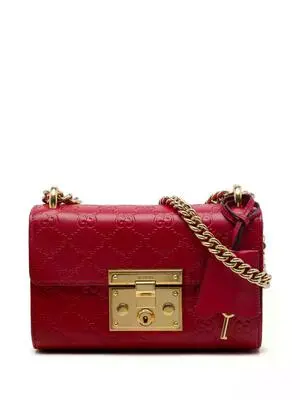 Gucci 2016-2026 Small Guccissima Padlock Crossbody Bag