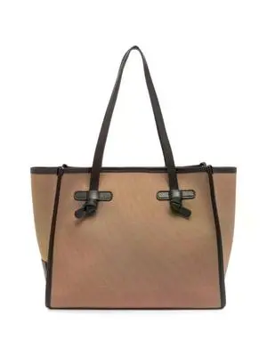 MARCELLA CLUB Marcella Leather-trim Tote Bag - Neutrals