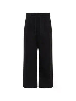Noir Kei Ninomiya Pleated Pile-knit Trousers