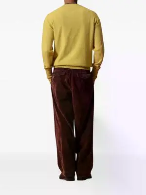 BALLANTYNE Velvet-effect Straight-leg Jeans