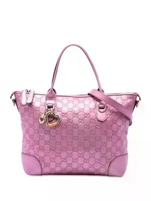 Gucci 2016-2026 Metallic Guccissima Heart Bit Satchel