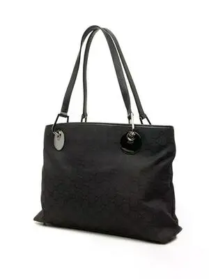 Gucci 2000-2015 Medium Gg Canvas Eclipse Tote Bag