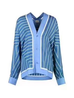 TOD'S Shirt In Silk - Blue
