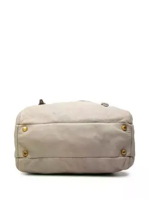 Miu Miu 2010-2026 Leather Satchel - Neutrals