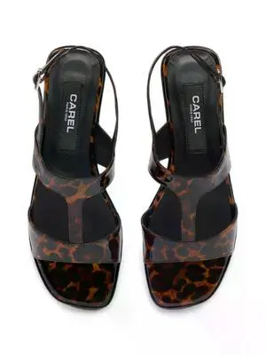 CAREL Roma Leopard-print Sandals