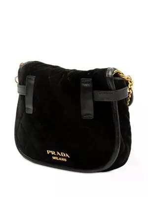 Prada 2010-2026 Impuntu Velluto Corsaire Crossbody Bag