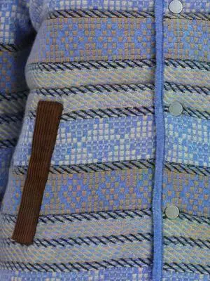 Guest In Residence Patterned Corduroy-panel Sshirt Jacket