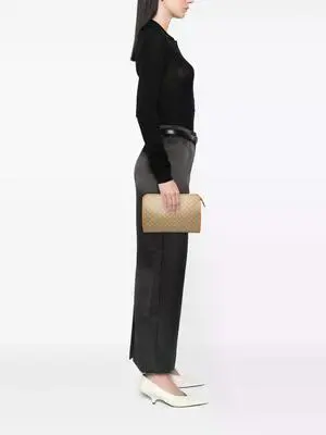 Celine 2012 Macadam Coated Canvas Clutch Bag