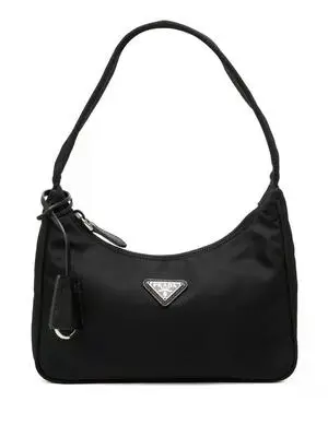 Prada 2019-2026 Mini Tessuto Re Edition 2000 Shoulder Bag - Black