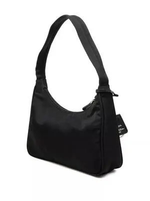 Prada 2019-2026 Mini Tessuto Re Edition 2000 Shoulder Bag - Black