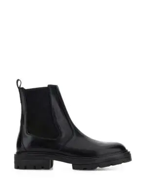 Hogan Leather Chelsea Boots