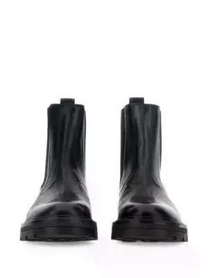 Hogan Leather Chelsea Boots