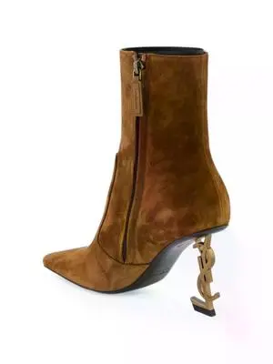 Saint Laurent Opyum Cassandre Ankle Boots