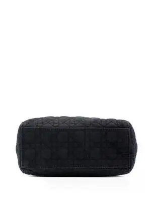 Dior 1997 Mini Nylon Microcannage Lady Satchel