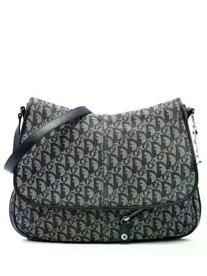 Dior 2004 Diorissimo Trotter Canvas Messenger Bag Crossbody Bag - Blue