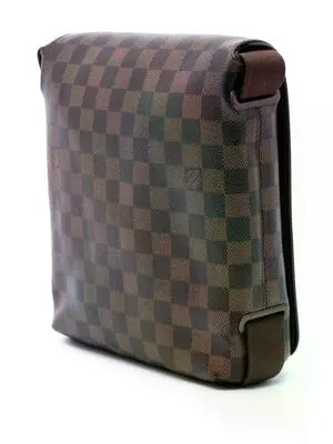 LOUIS VUITTON 2009 Damier Ebene Brooklyn Pm Crossbody Bag
