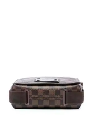 LOUIS VUITTON 2009 Damier Ebene Brooklyn Pm Crossbody Bag