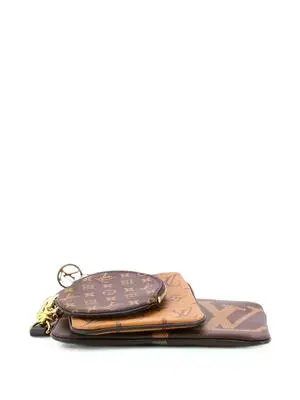LOUIS VUITTON Trio Pouch Set Reverse Monogram Giant Clutch Bag