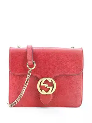 Gucci Interlocking Leather Small Shoulder Bag