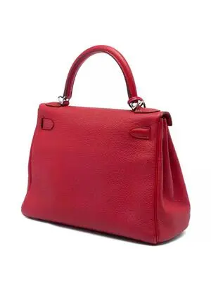 Hermès 2013 Togo Kelly Ii Retourne 28 Satchel - Red