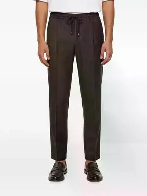 BRIGLIA 1949 Wimbledon Drawstring Pressed-crease Trousers