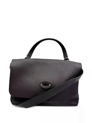ZANELLATO Postina Leather Tote Bag - Black