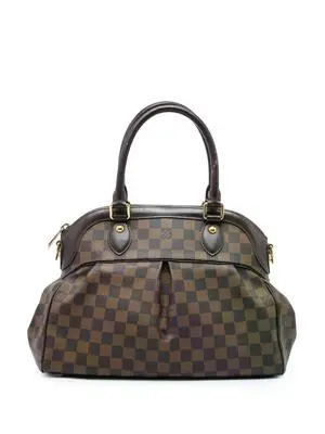LOUIS VUITTON 2011 Damier Ebene Trevi Pm Satchel - Brown