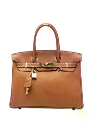 Hermès 2004 Togo Birkin Retourne 30 Handbag - Brown