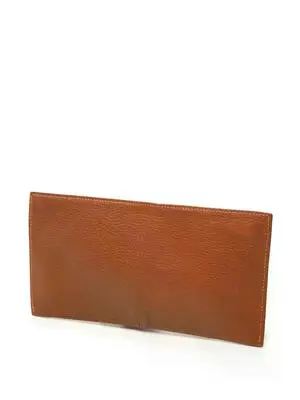 Hermès 2003 Chevre Mysore Slim Pouch - Brown