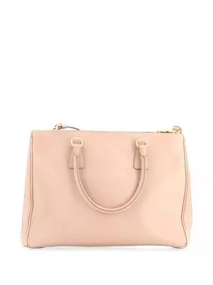 Prada Double Zip Lux Saffiano Leather Medium Tote Bag