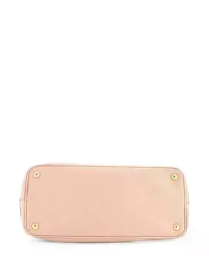 Prada Double Zip Lux Saffiano Leather Medium Tote Bag