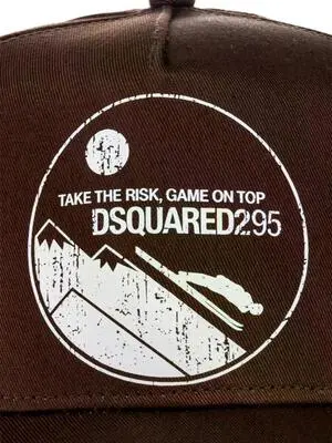 Dsquared2 Logo-print Distressed Baseball Cap