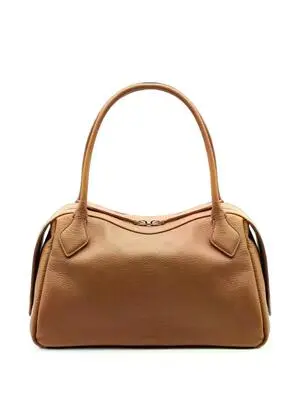MINOBOSSI Adele Leather Tote Bag - Brown