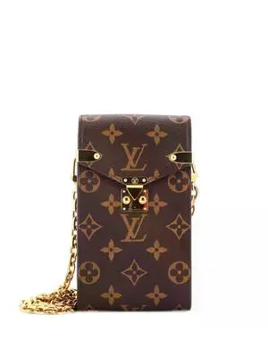 LOUIS VUITTON Metis Phone Pouch On Chain Monogram Canvas Shoulder Bag - Brown