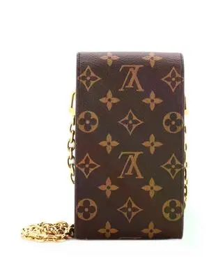 LOUIS VUITTON Metis Phone Pouch On Chain Monogram Canvas Shoulder Bag
