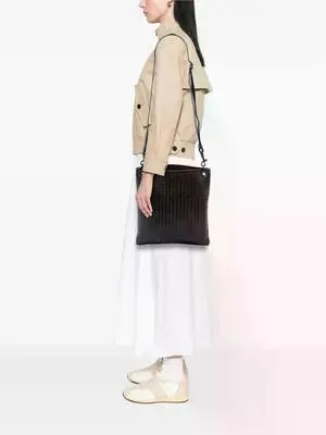 Bottega Veneta 2010 Nappa Intrecciato Vn Crossbody Bag - Brown