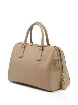 Prada 2010-2026 Saffiano Lux Convertible Bowler Bag Satchel